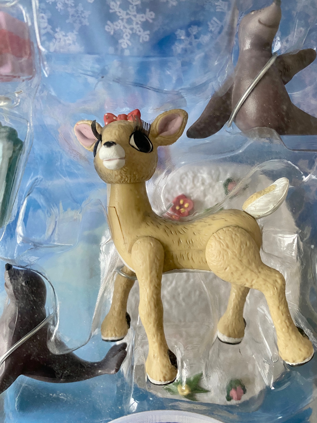 Vintage Memory Lane Clarice Rudolph the Red Nosed Reindeer Figure Super ...