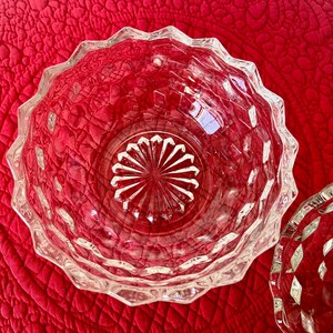 Vintage Fostoria American Candy Dish With Lid, in Classic Sparkling ...