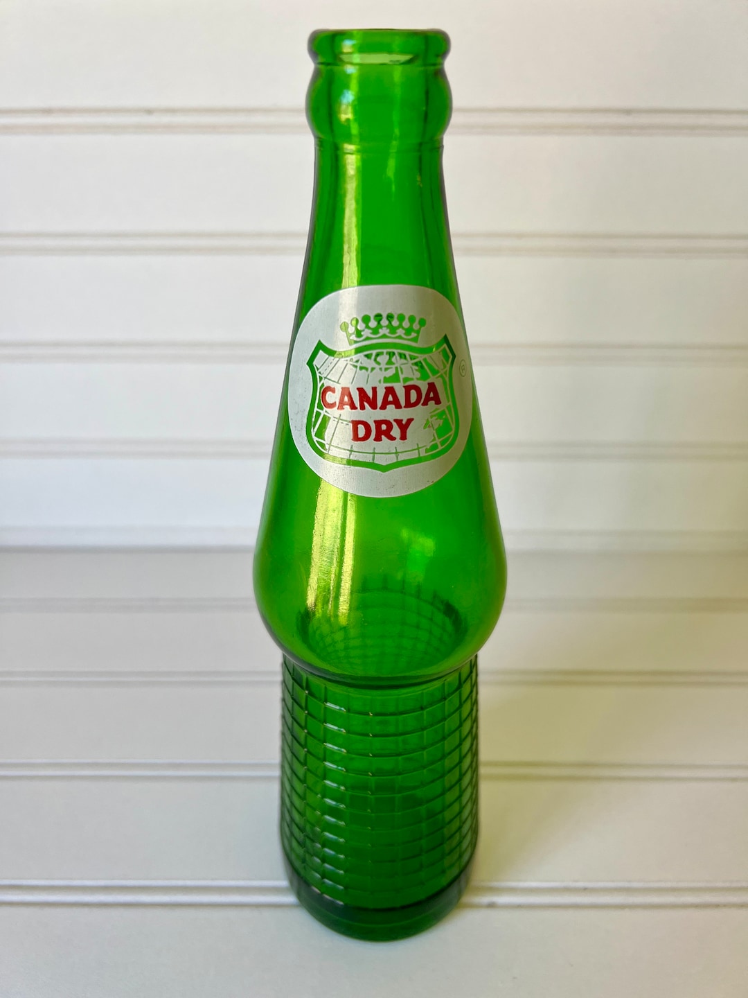 Vintage Canada Dry Green Glass Soda Bottle, Excellent Condition Cola ...
