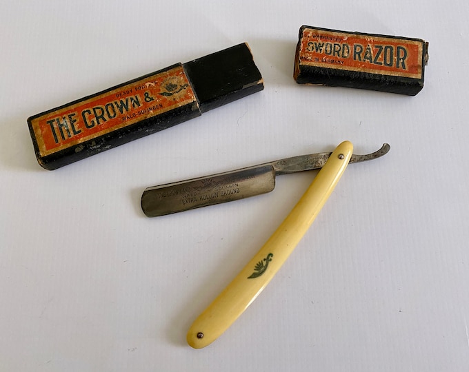 Vintage Crown Sword Razor in Original Box and Label, Crown and Sword ...