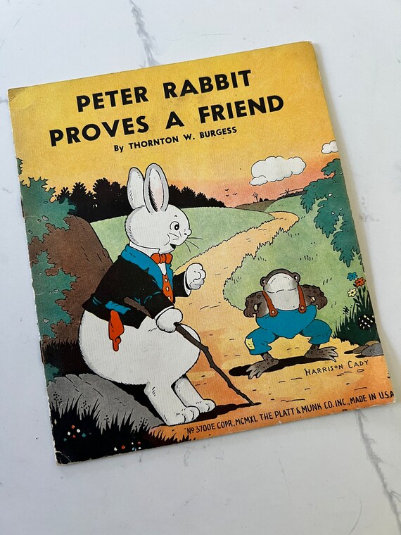 Vintage Children's Book Peter Rabbit Proves a Friend by - Etsy