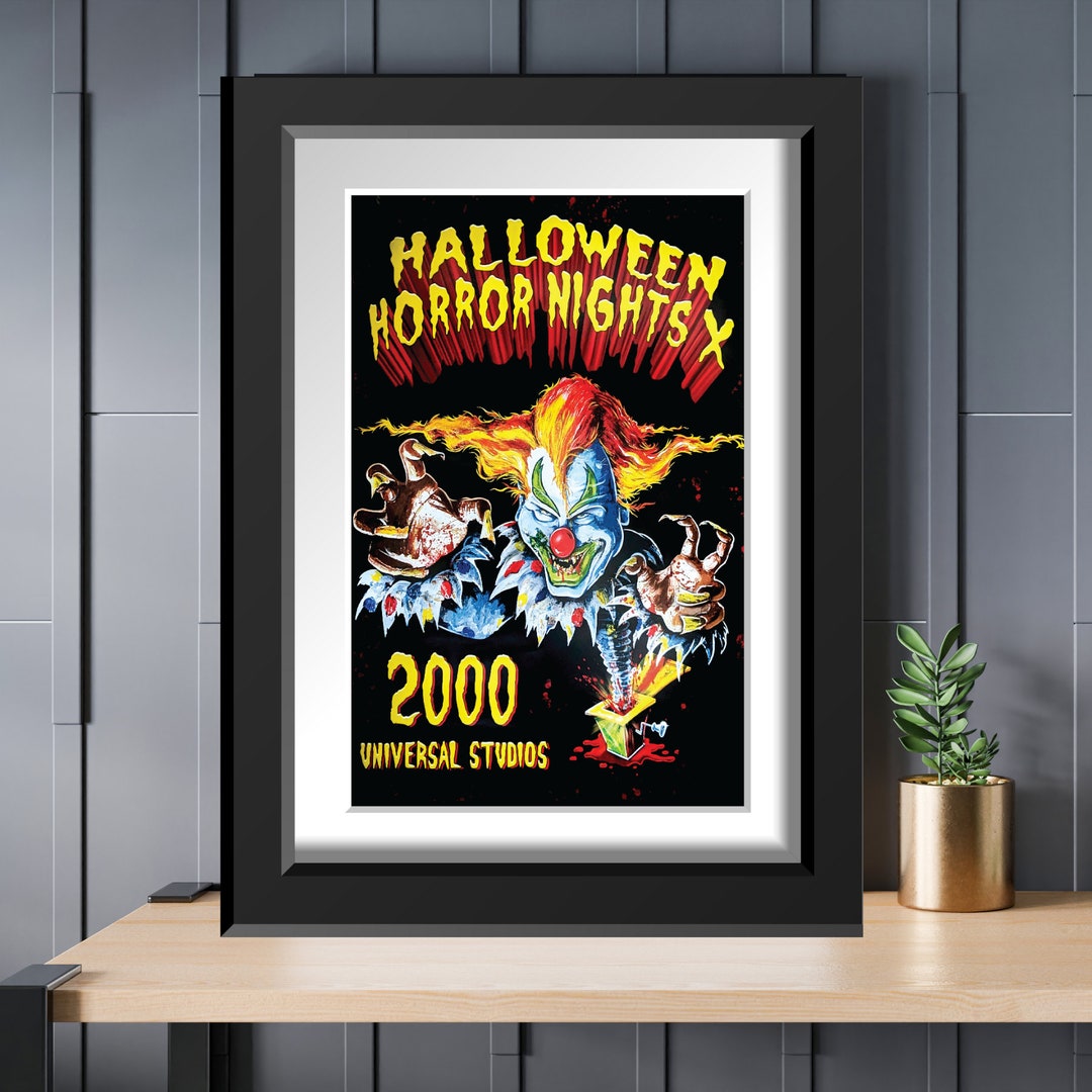 Halloween Horror Nights Jack the Clown Retro Poster 8x10 11x14 11x17 ...
