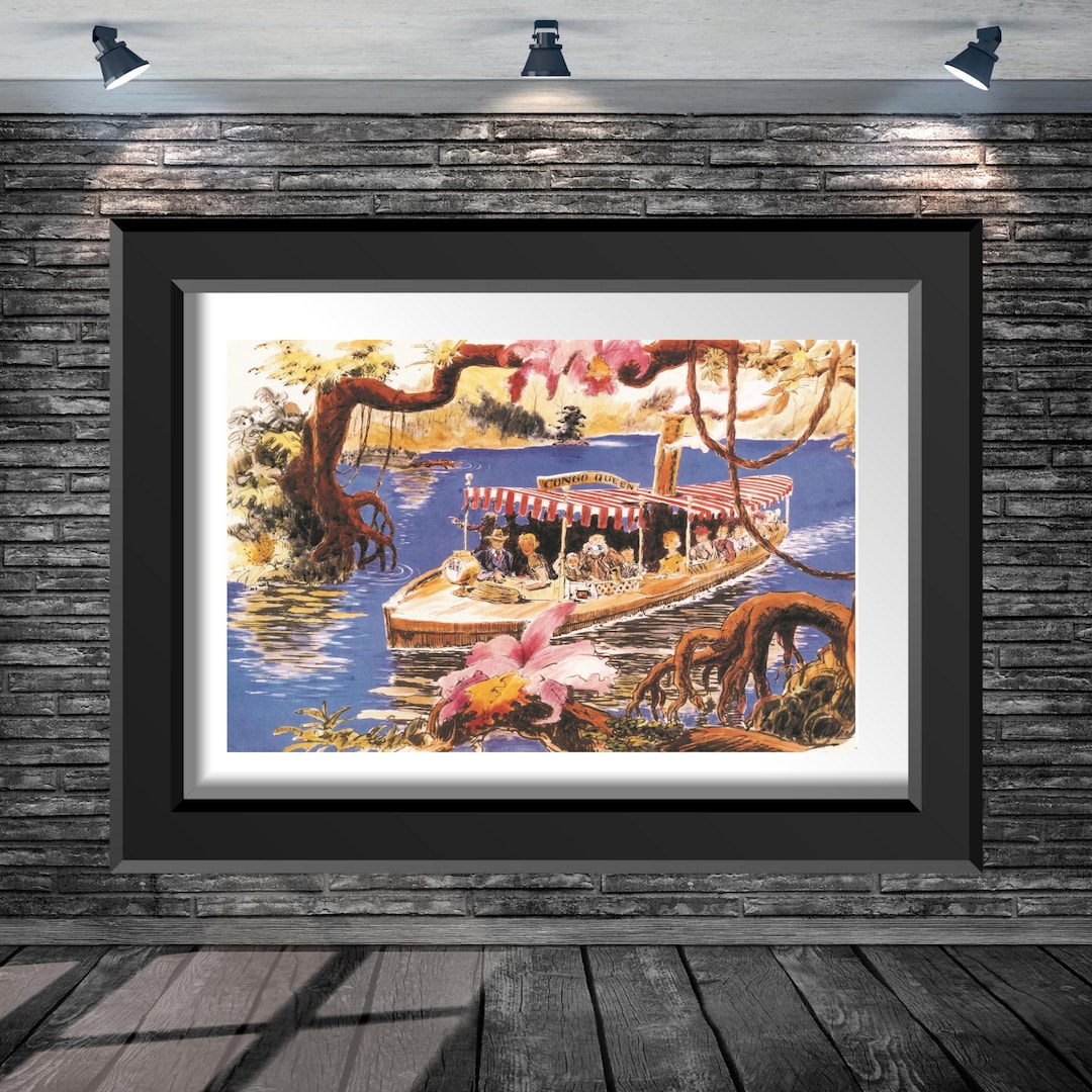 Jungle Cruise Congo Queen Poster Disneyland Walt Disney World ...