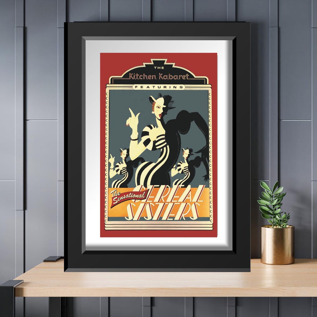 Epcot Kitchen Kabaret Featuring the Cereal Sisters Poster 8x10 11x14 ...