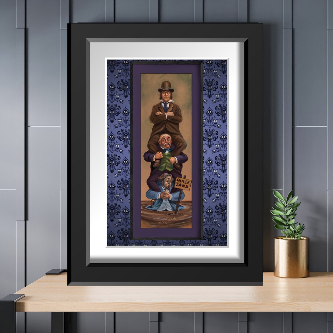 Haunted Mansion Stretching Portrait Quicksand Disneyland Walt Disney ...