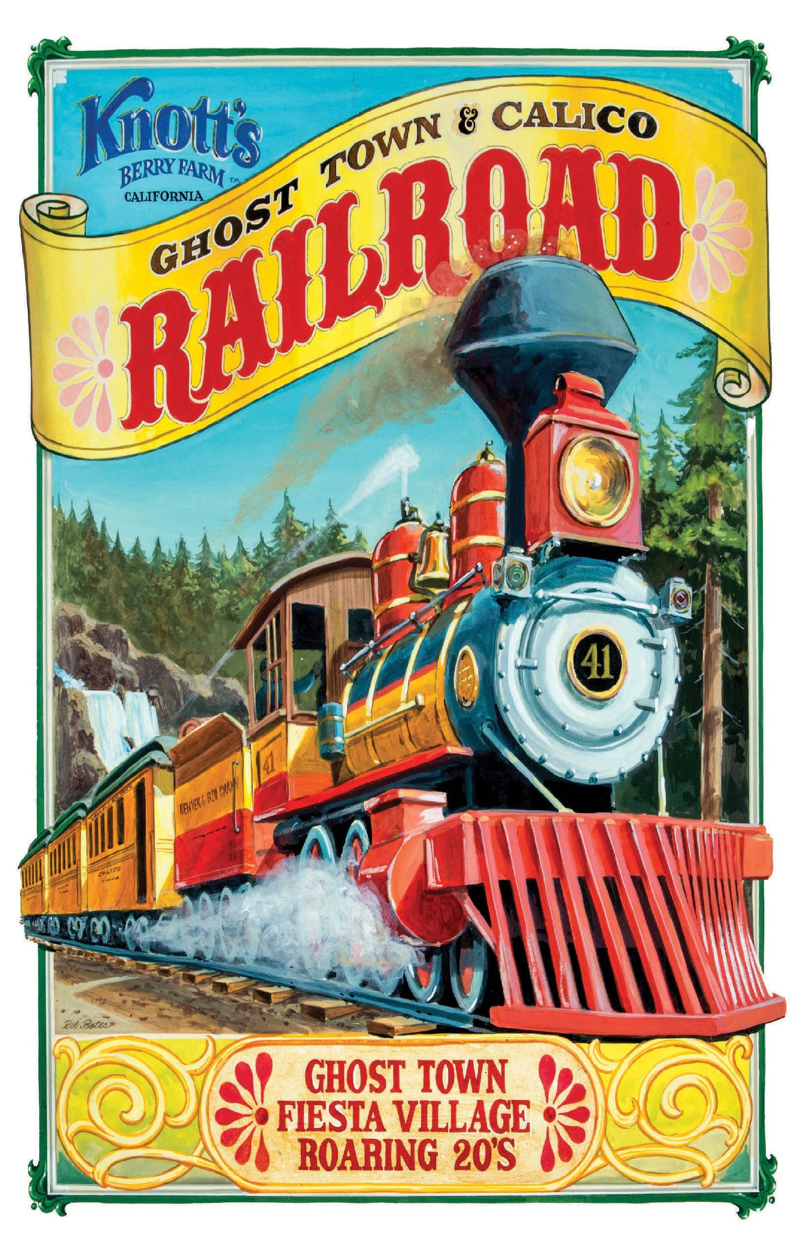 Vintage Knotts Berry Farm Ghost Town Calico Railroad Fiesta Village ...