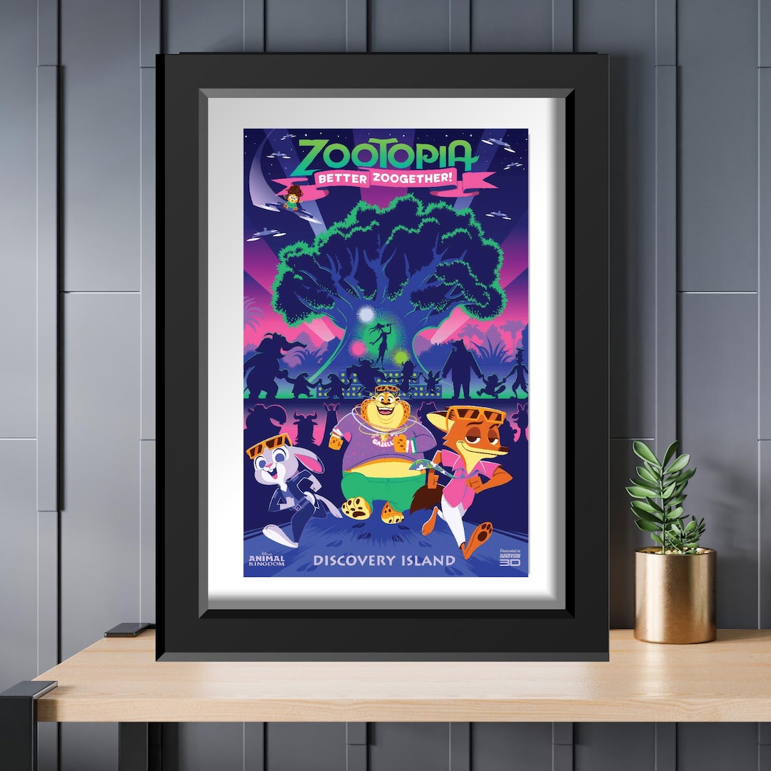 Walt Disney World WDW Zootopia Better Zoogether Discovery Island Animal ...