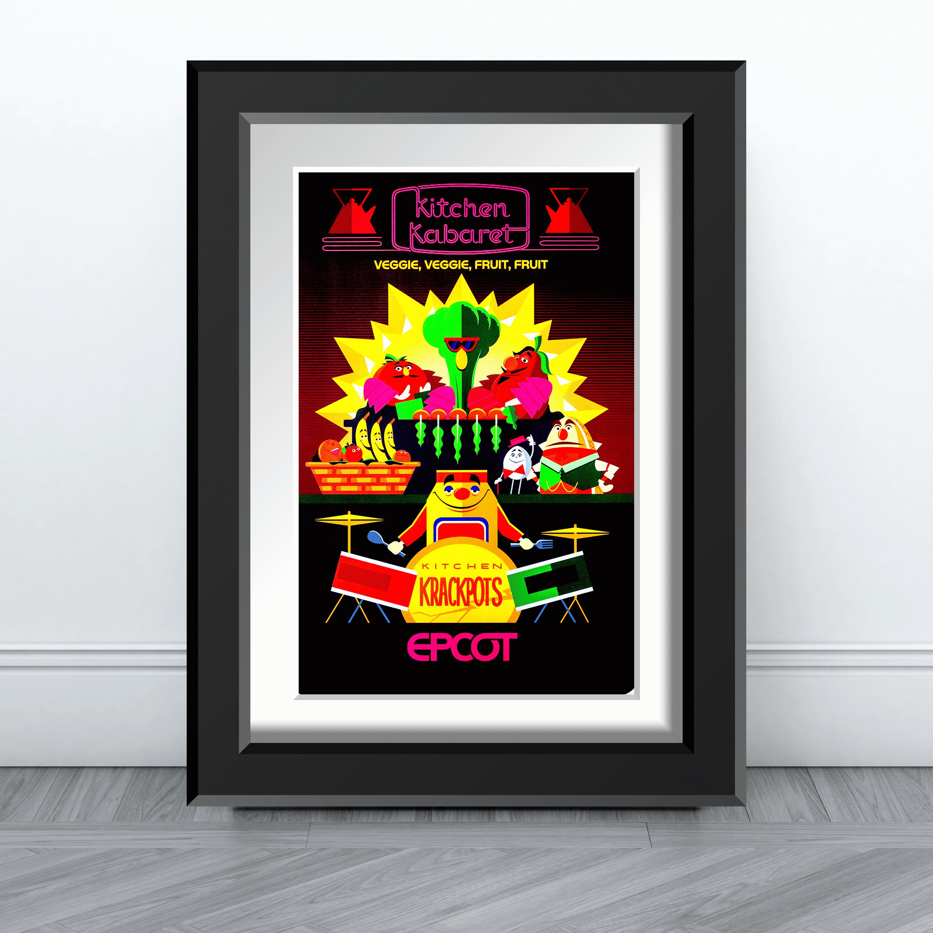 EPCOT Kitchen Kabaret Vintage Disney World Attraction Poster 8x10 11x14 ...