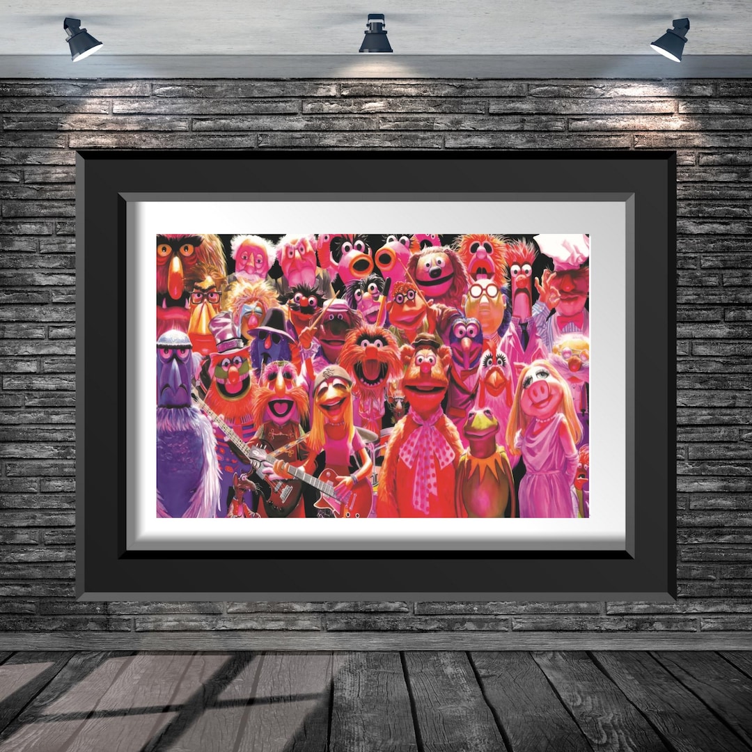 Muppets Group Portrait Poster 8x10 11x14 11x17 13x19 Kermit Miss Piggy ...