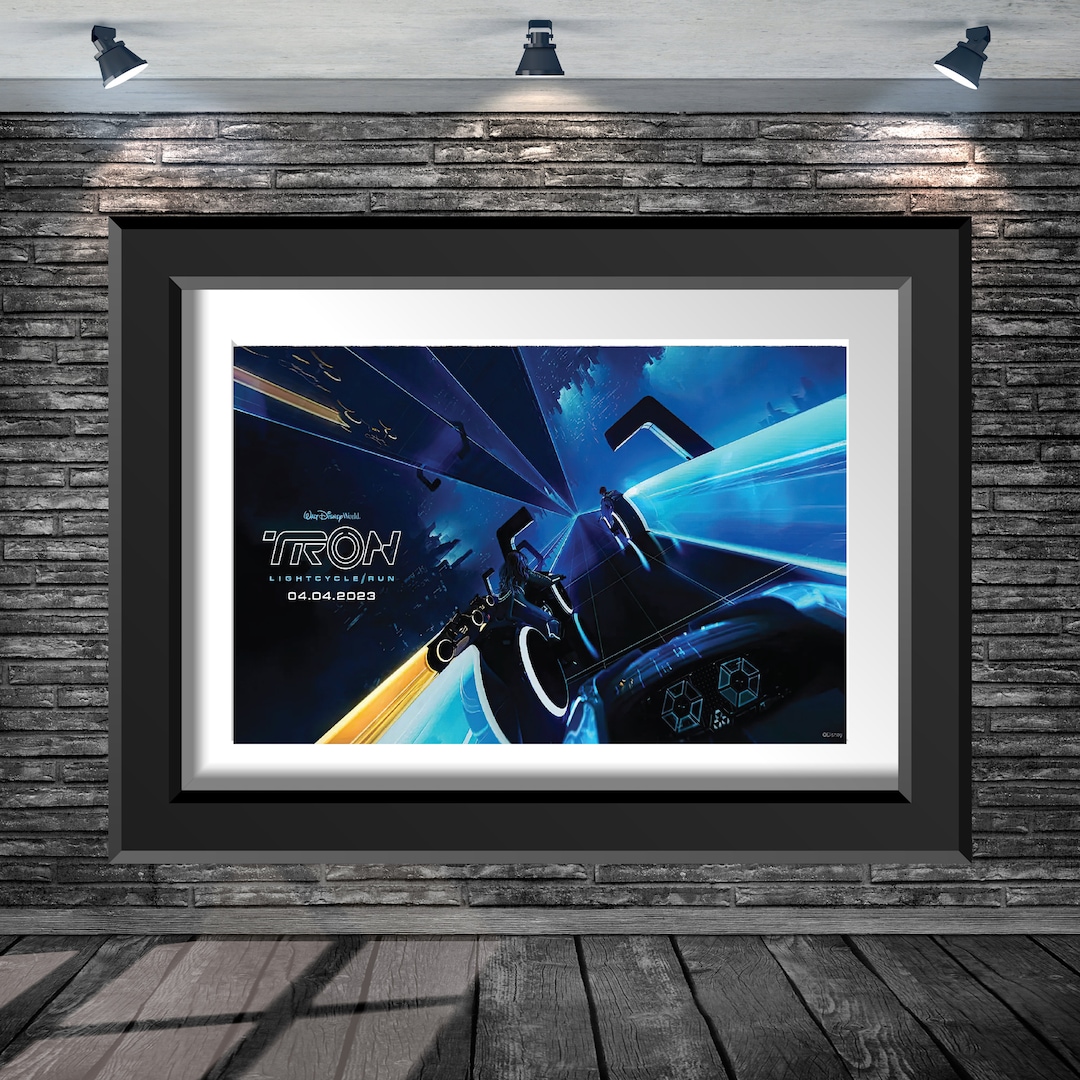 Disney Tron Lightcycle Run Opening Day Attraction Walt Disney World ...