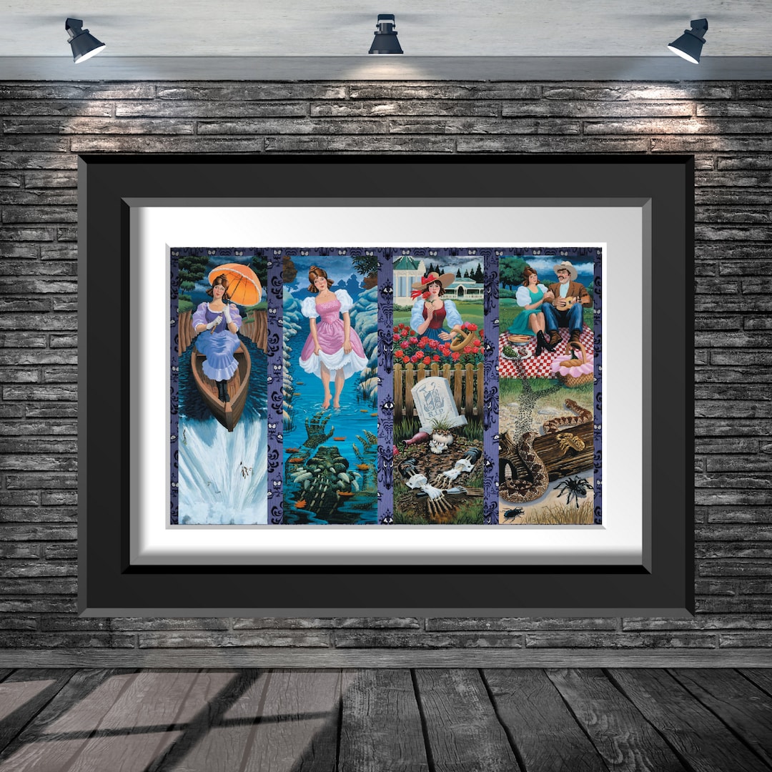 Haunted Mansion Phantom Manor Stretching Portraits Disneyland Paris ...