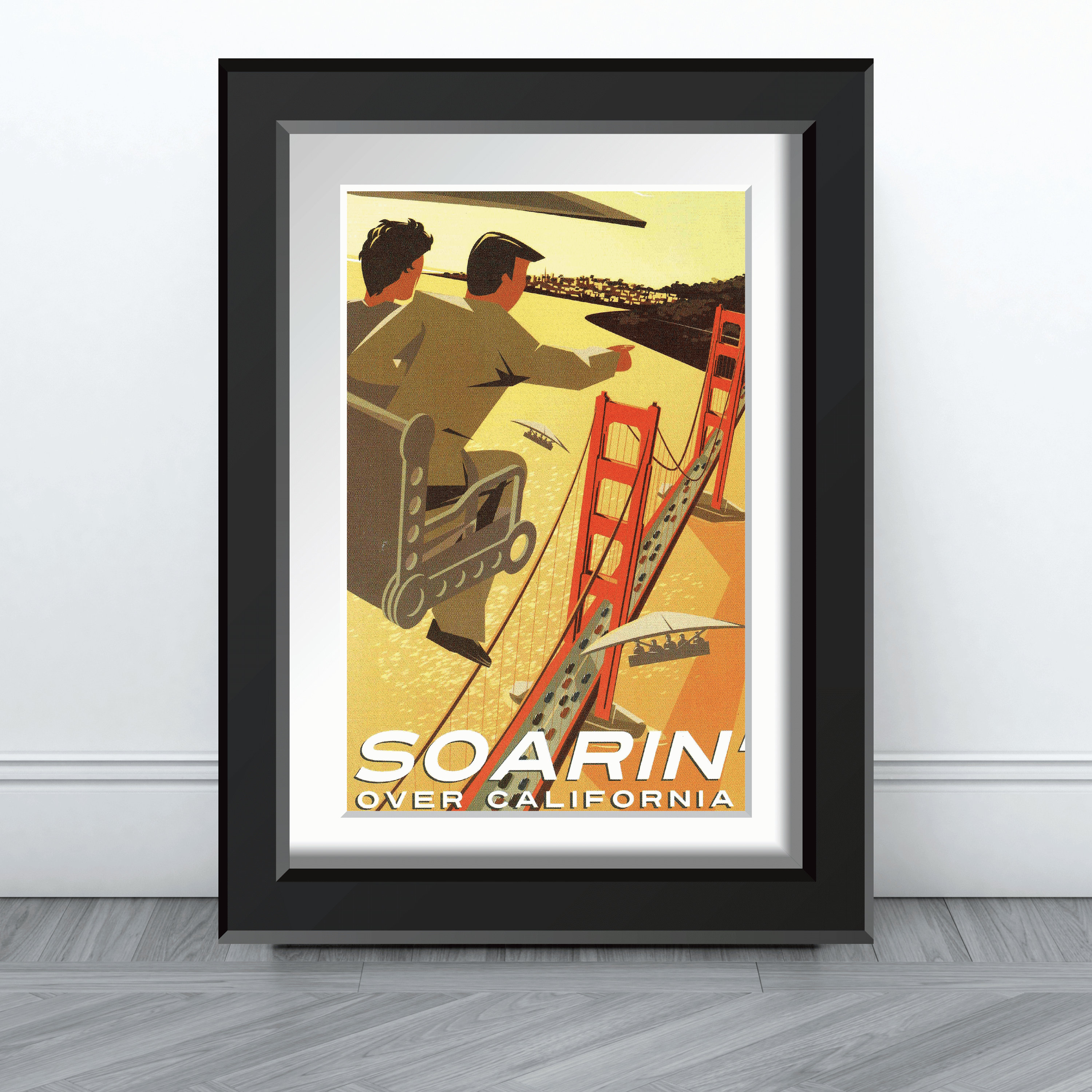 EPCOT Soarin Over California Travel Attraction Poster 8x10 11x14 11x17 ...