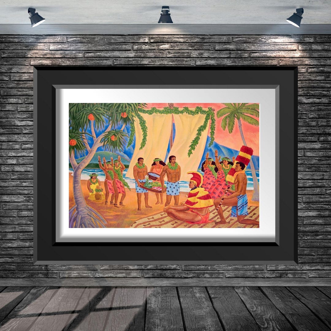 DVC Resort Aulani Ceremonial Poster V2 8x10 11x14 11x17 13x19 Disney ...