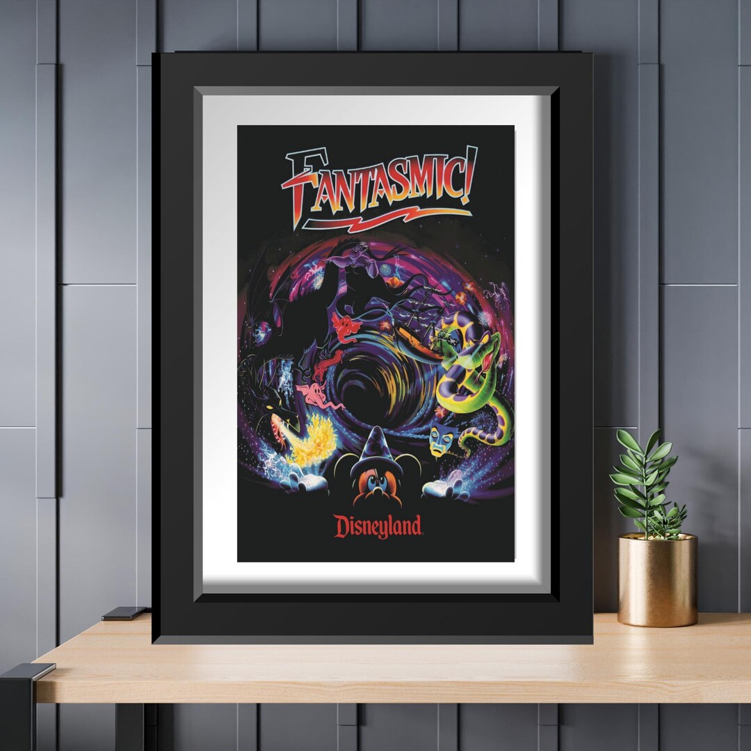 Disneyland Fantasmic Swirl Attraction Poster 8x10 11x14 11x17 13x19 ...
