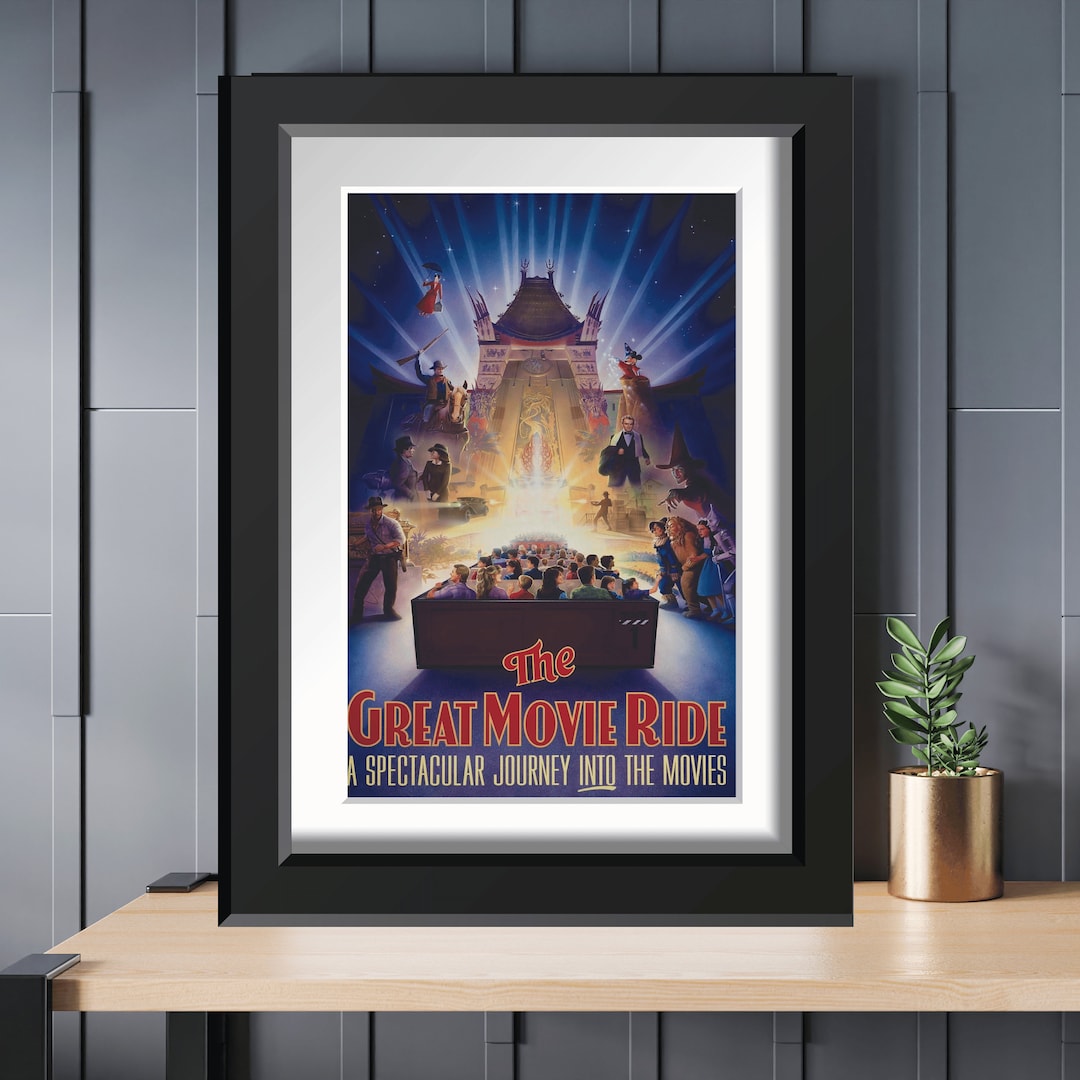 Great Movie Ride Vintage Spectacular Journey Into the Movies Attraction ...