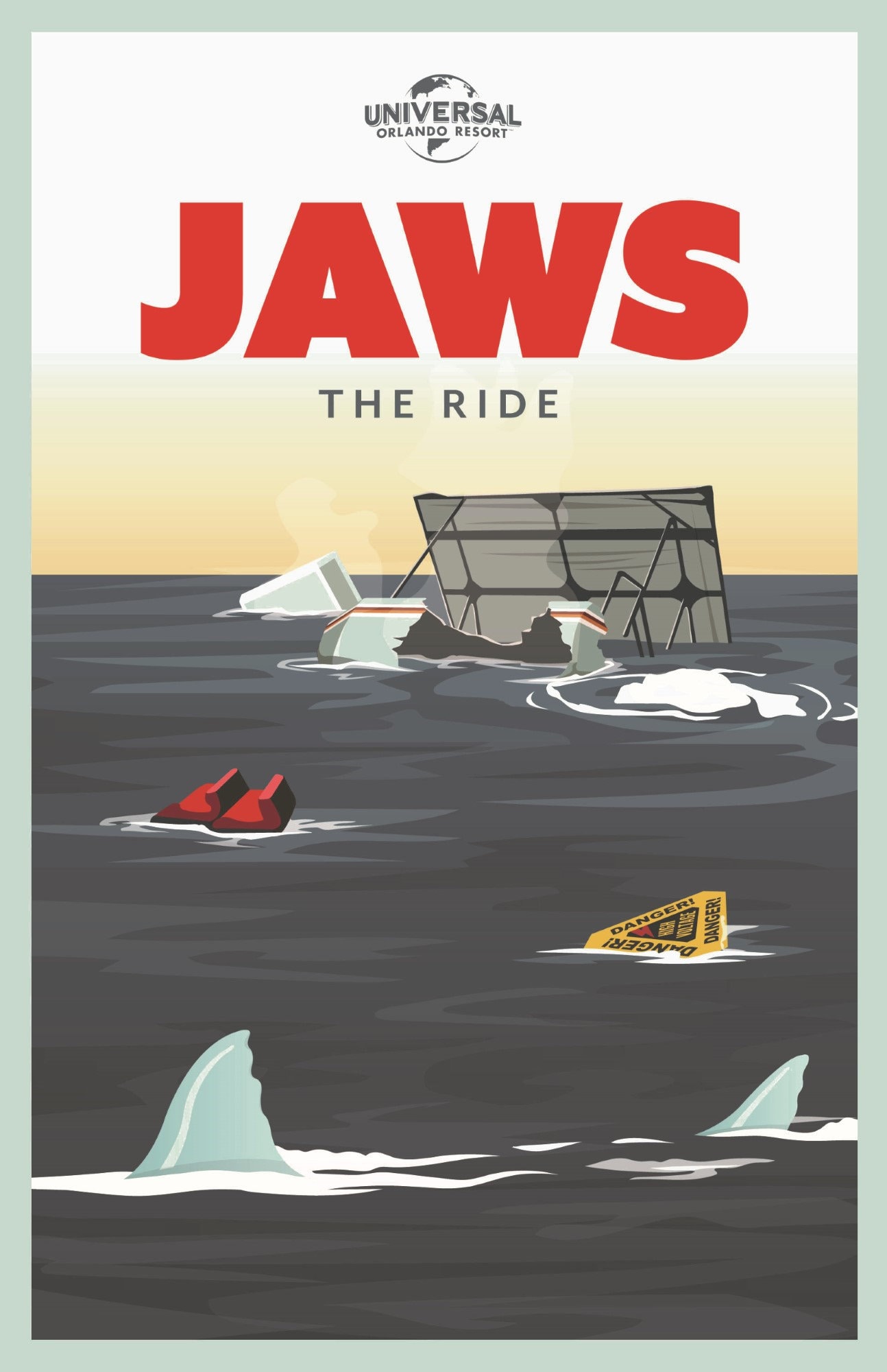 Jaws The Ride Poster
