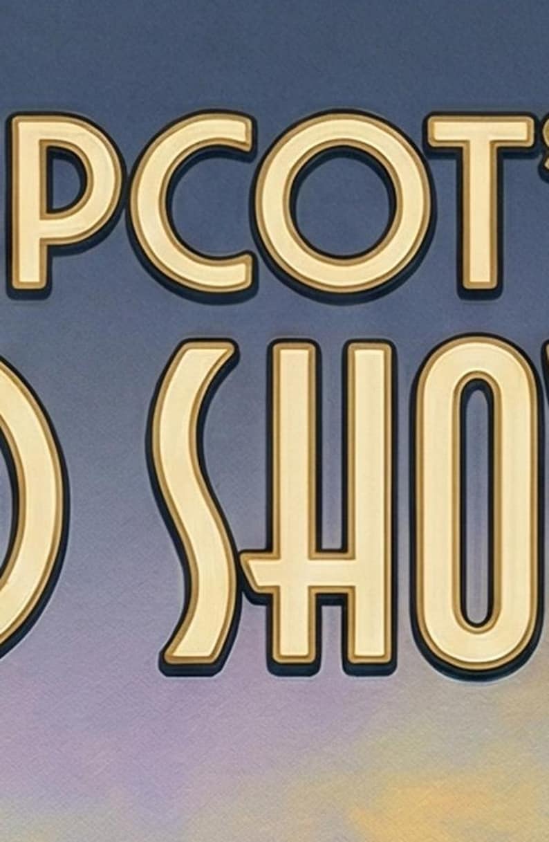 EPCOT Center Walt Disney World World Showcase Lagoon V2 Poster Germany ...