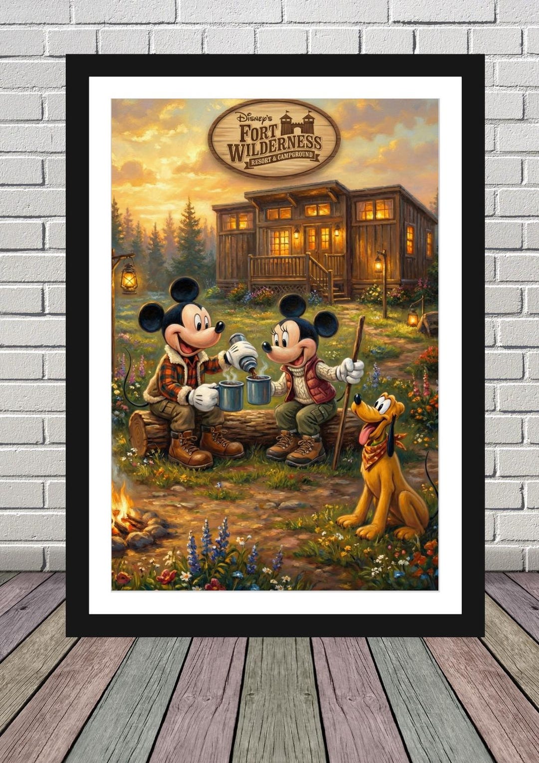 Walt Disney World Fort Ft Wilderness Resort Campground Mickey Mouse ...