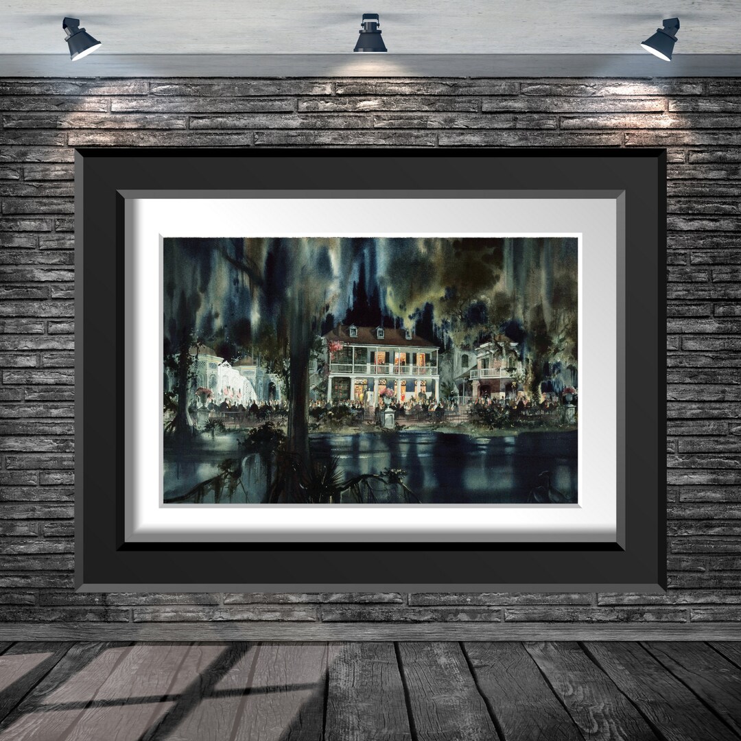Blue Bayou Concept Art Disneyland Poster 8x10 11x14 11x17 13x19 - Etsy