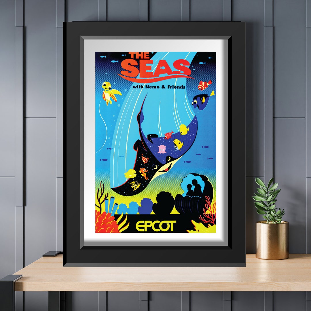 Disney Epcot Center Living Seas Finding Nemo Attraction Walt Disney ...