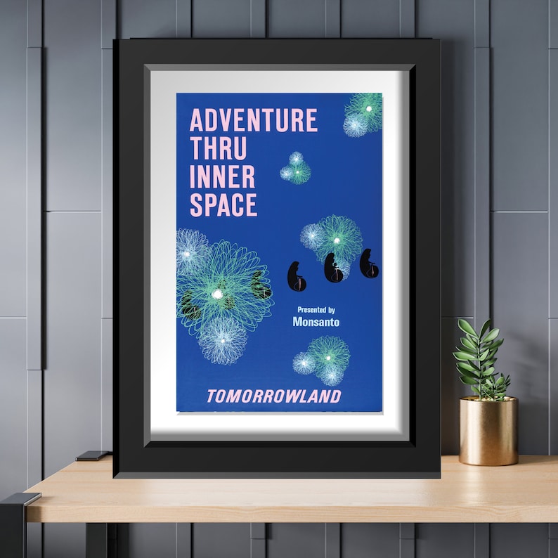 Disneyland Adventure Thru Inner Space Attraction Poster 8x10 11x14 ...