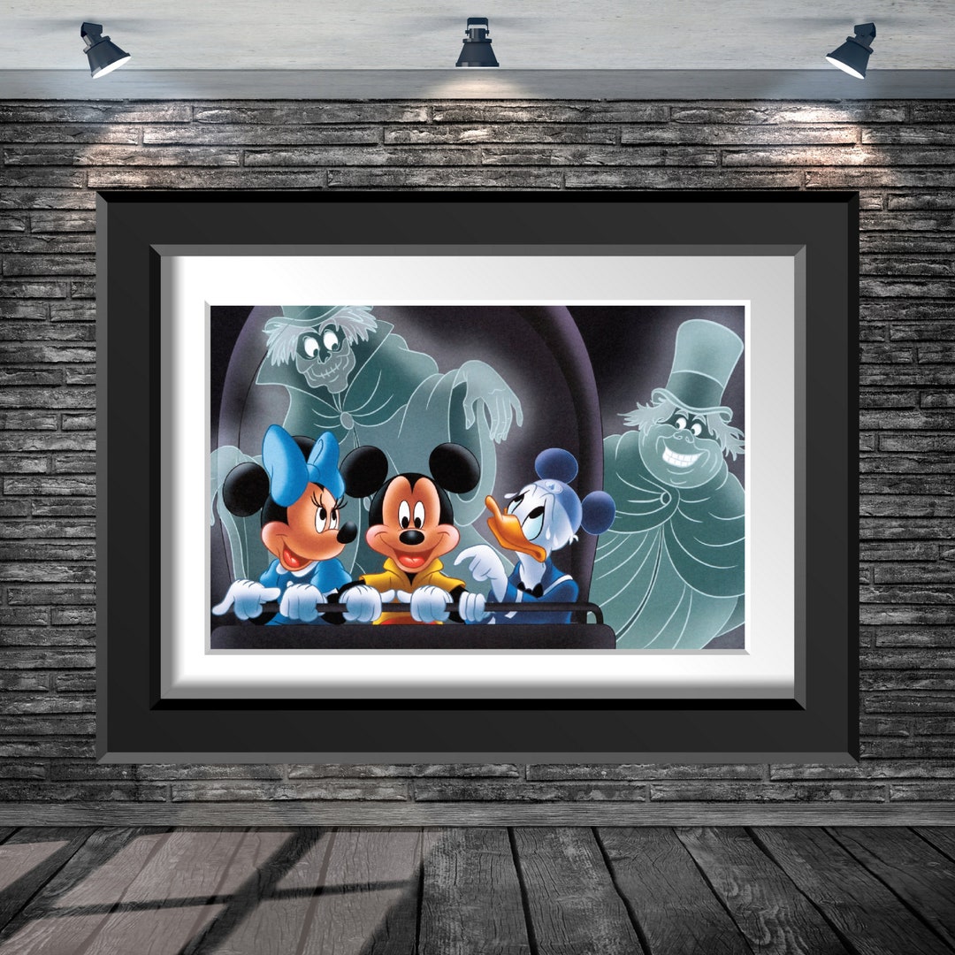 Haunted Mansion Mickey Minnie Donald Doombuggy Doom Buggy Disneyland ...
