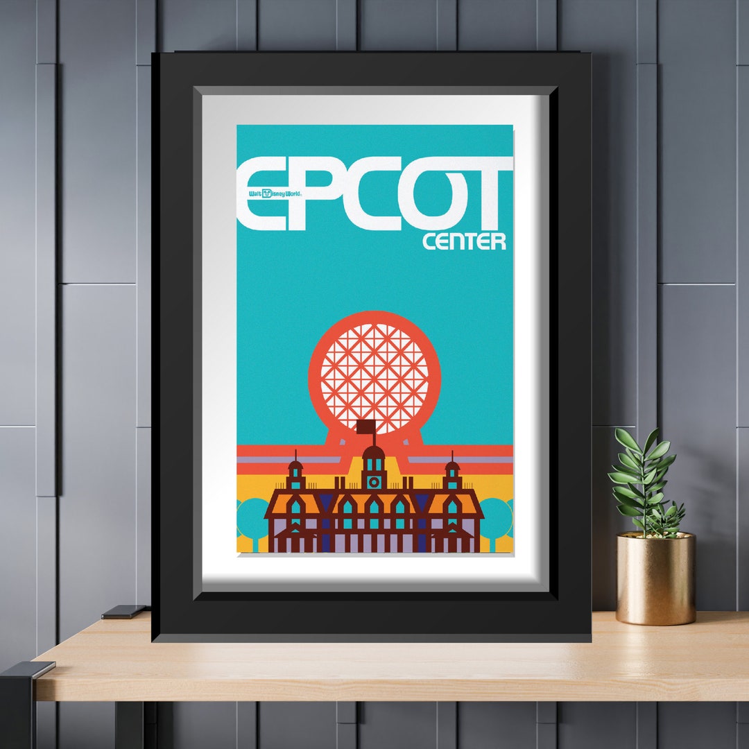 Disney Epcot Center Retro Walt Disney World Poster 8x10 11x14 11x17 ...