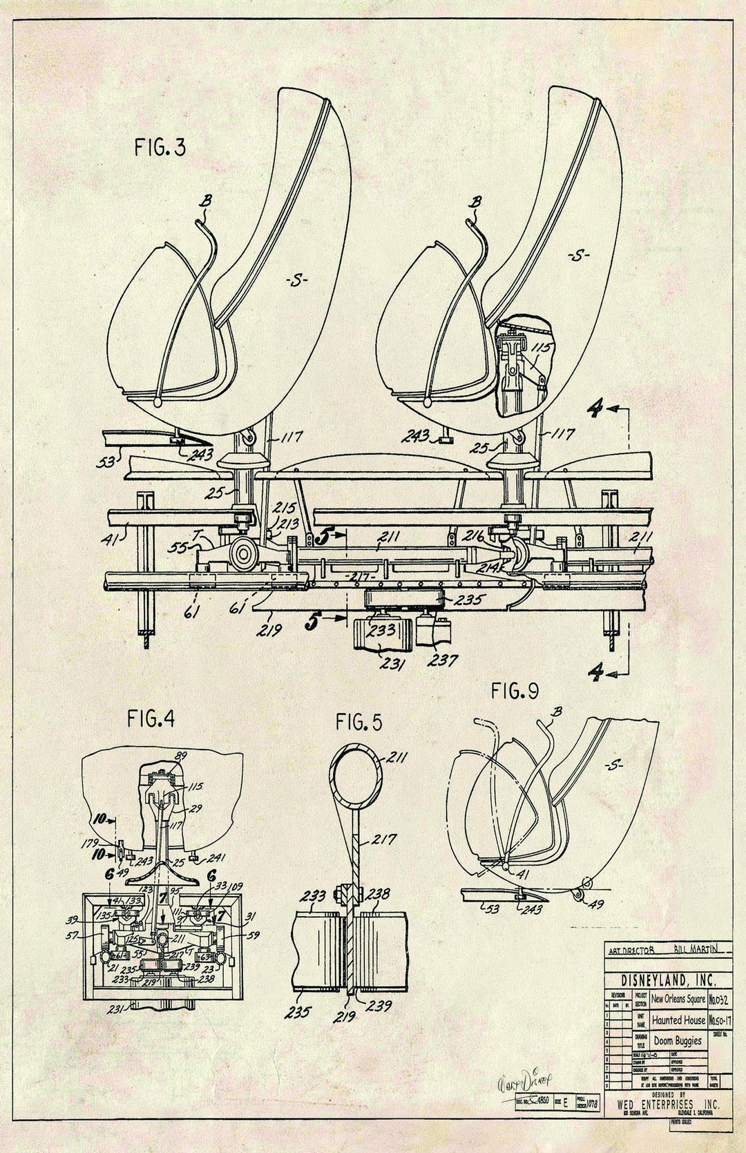 Haunted Mansion Doombuggy Blueprint PDF - Etsy
