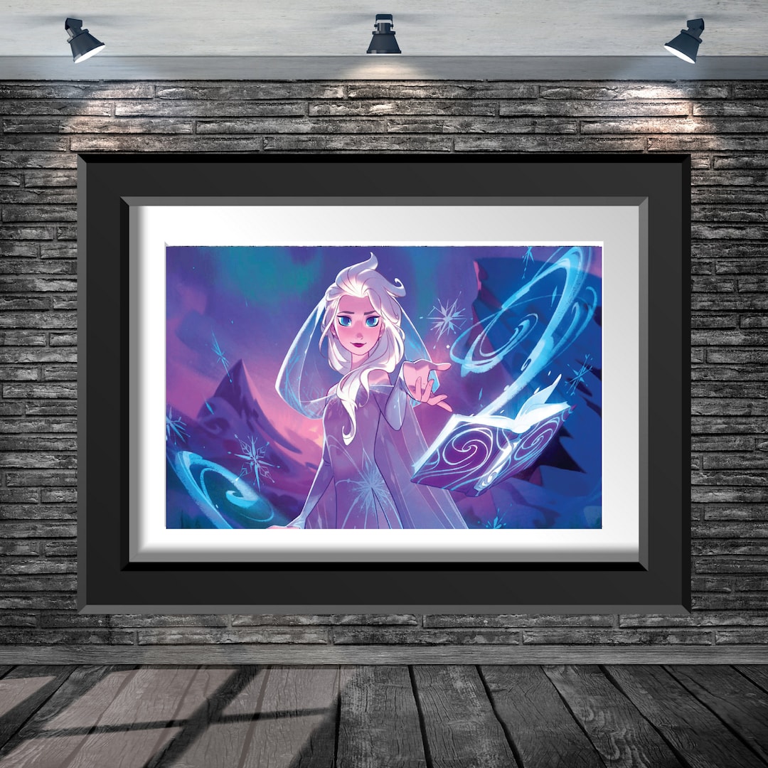 Disney Lorcana Frozen Elsa Princess Poster 8x10 11x14 11x17 13x19 - Etsy