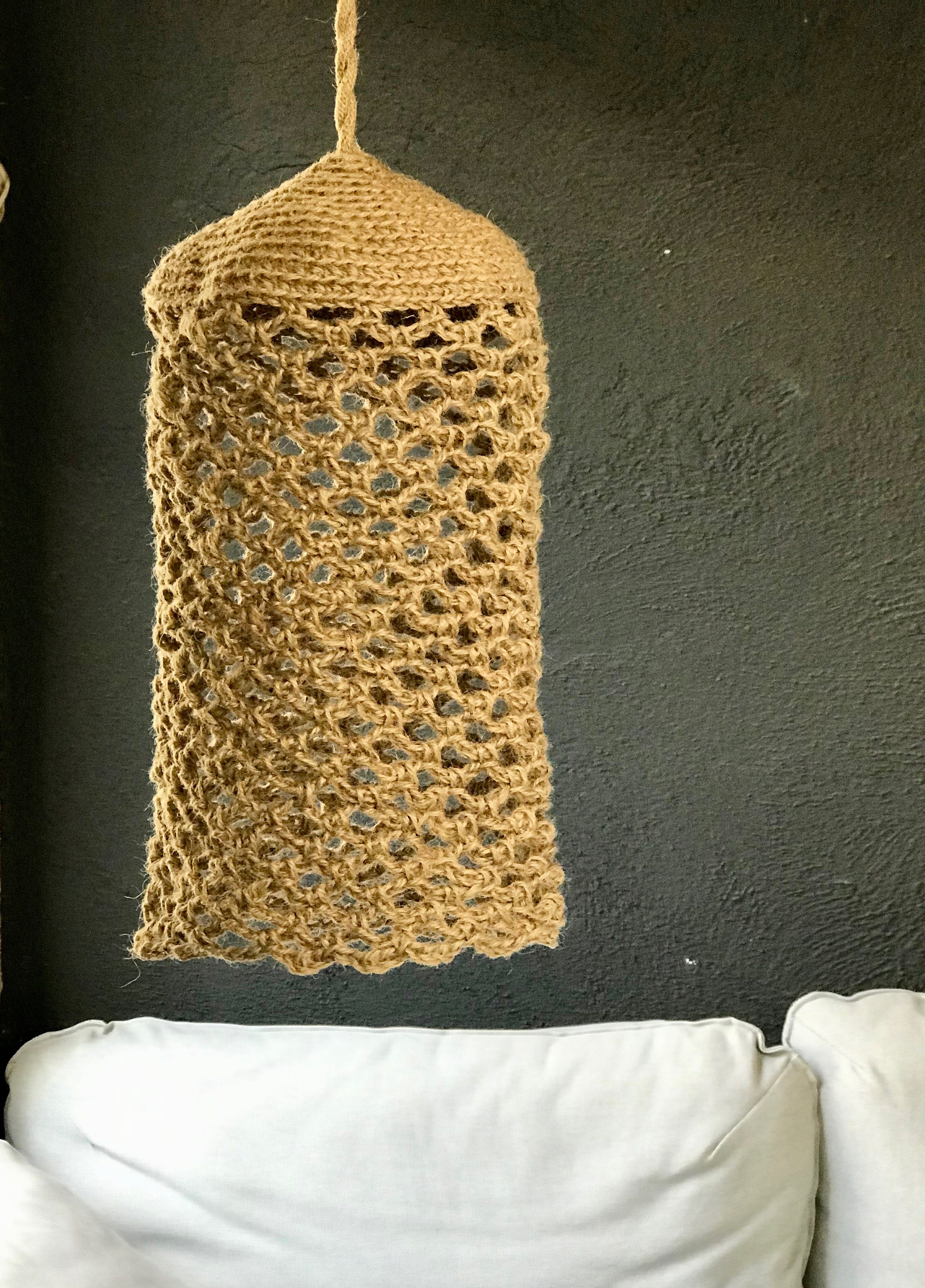 CROCHET LAMP Pattern. Easy Crochet Lampshade Pattern. PDF Tutorial ...