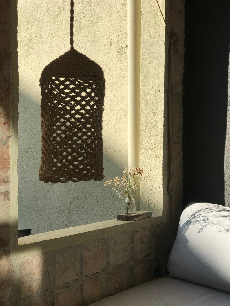 CROCHET LAMP Pattern. Easy Crochet Lampshade Pattern. PDF Tutorial ...