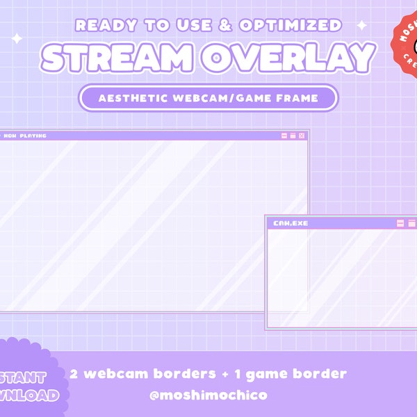 Kawaii Pixel Borders Twitch - Etsy