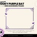 Spooky Bat Stream Webcam Border, Game Capture Frame, Twitch Halloween ...
