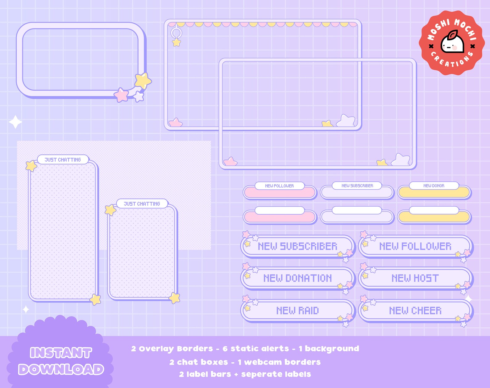 Twitch Overlay Package / Arcade Crane Machine Overlay Set / | Etsy