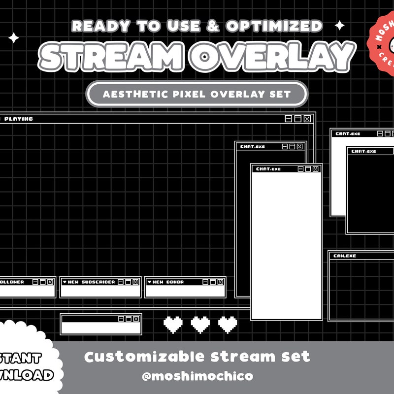 Pixel Art Twitch Overlay - Etsy