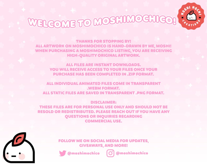 Animated Stream Label Bar / White Pastel Cloud Theme / Cute Aesthetic ...