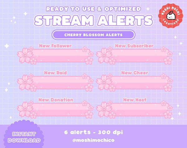 Animated Angel Alerts, Twitch, Stream Alerts, Pink Theme, Halo, Kawaii ... Animated Angel Alerts, Twitch, Stream Alerts, Pink Theme, Halo, Kawaii ...