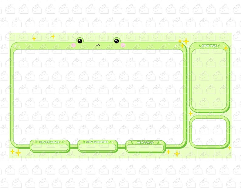 Twitch Cute Froggy Frog Stream Overlay Set / Streamer Graphics - Etsy ...