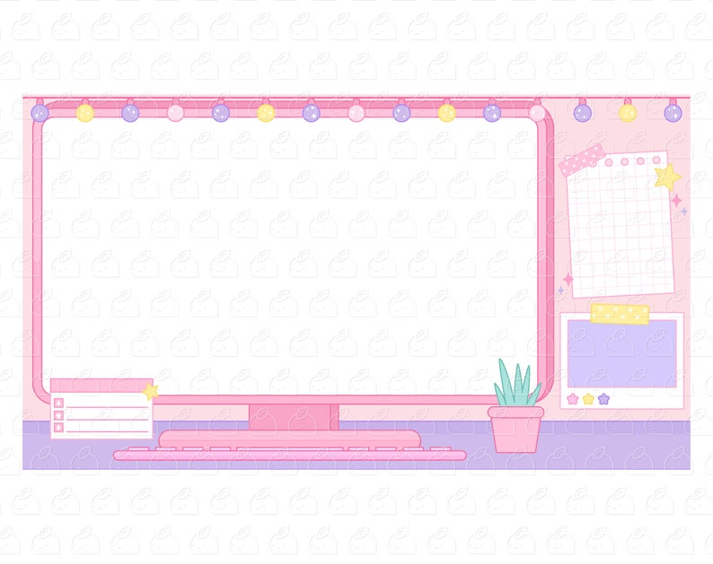 Twitch Computer Screen Gamer Girl Boy Stream Overlay Set / | Etsy