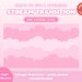 Twitch Stinger Transition Pink Cloud Stream Transition Valentines Theme ...