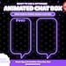 Animated Neon Purple Chat Box for Twitch | Custom Stream Overlay | Lofi ...