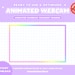 Twitch Animated Rainbow Webcam Border Frame / Stream Graphics / Kawaii ...