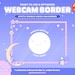 Twitch Animated Webcam Border / Animated Cam Frame / Mystic Moon ...