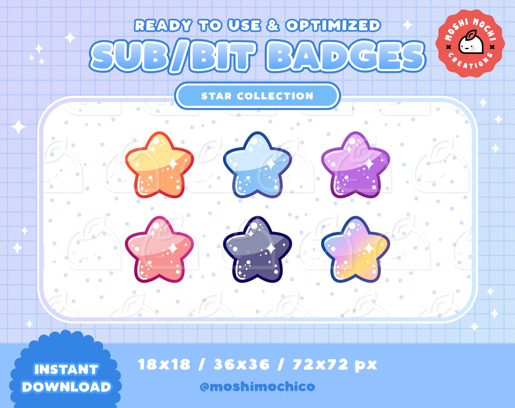 Steak Twitch Sub Badges Panels Loyalty Bit Animal Meat Chicken Sheep ...