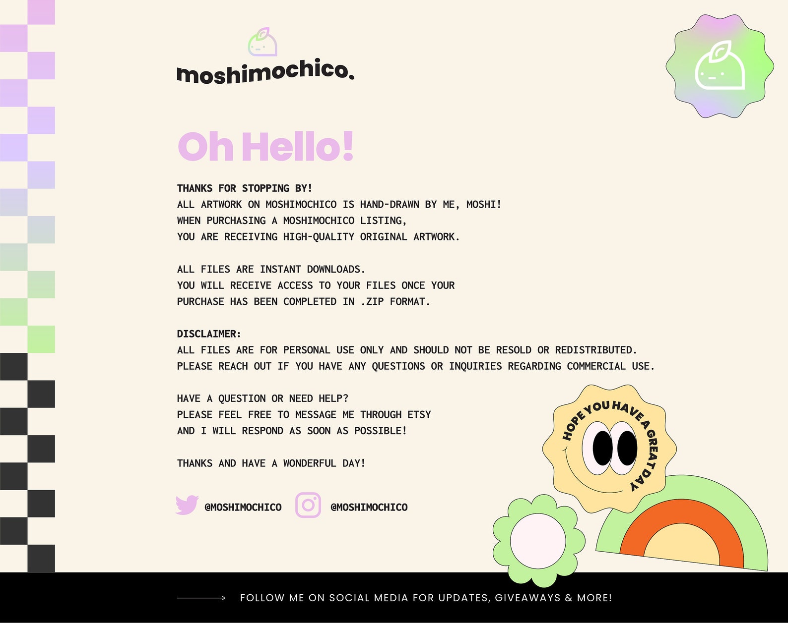 Rainbow Vtuber Sticky Note Funny Stream Overlay P2U Vtuber - Etsy