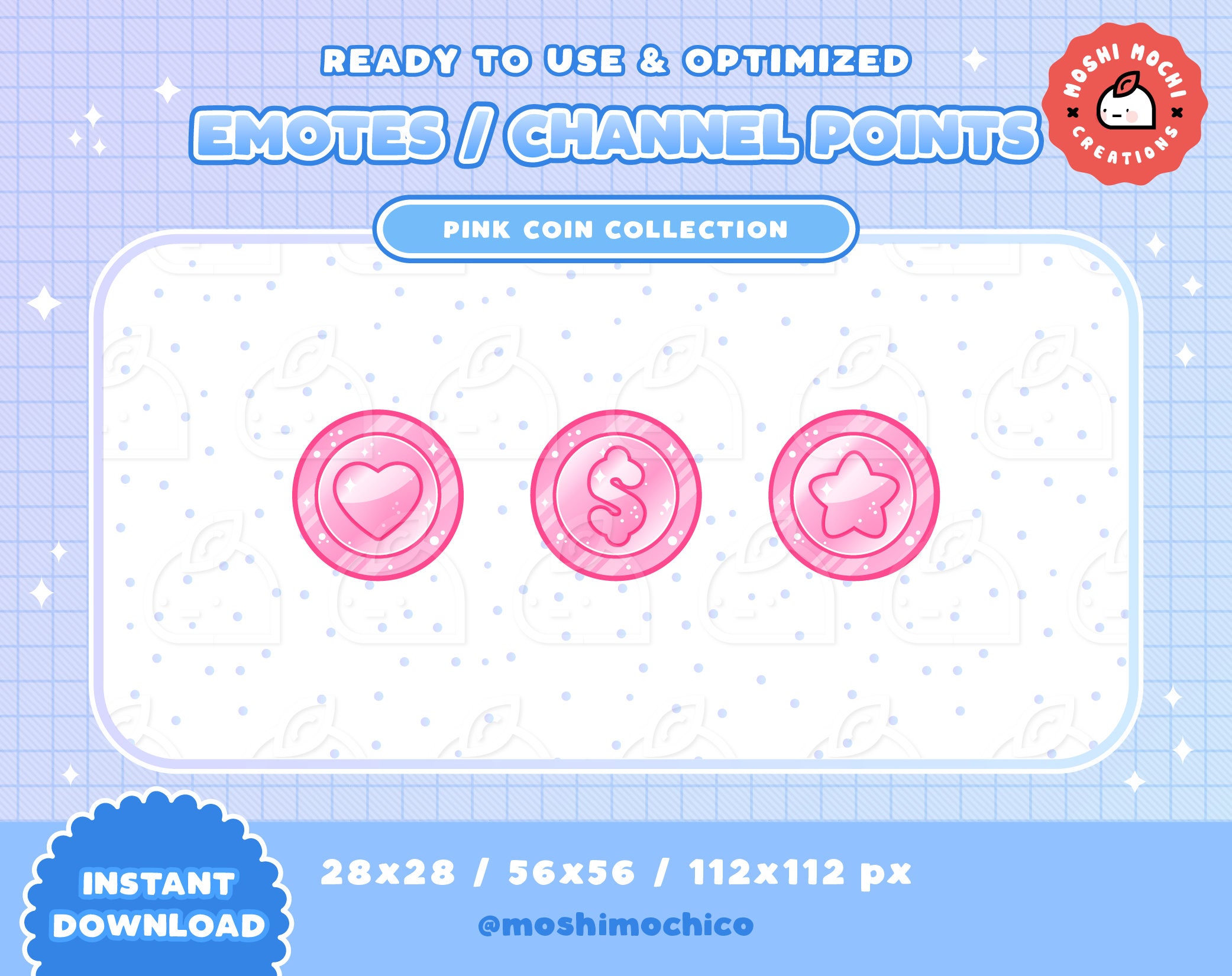 Art & Collectibles Drawing & Illustration Kawaii Cute Emotes Twitch ...