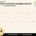 Animated Ghost String Light Overlay, Spooky Twinkle Lights, Halloween ...