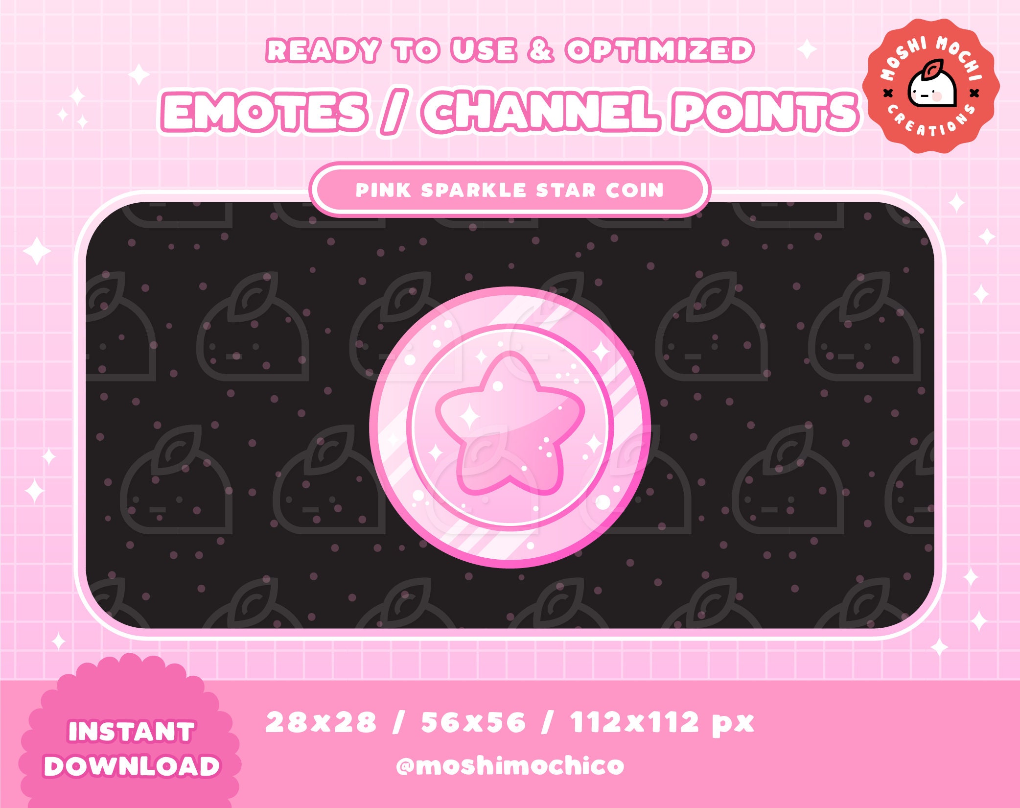 Art & Collectibles Drawing & Illustration Kawaii Cute Emotes Twitch ...