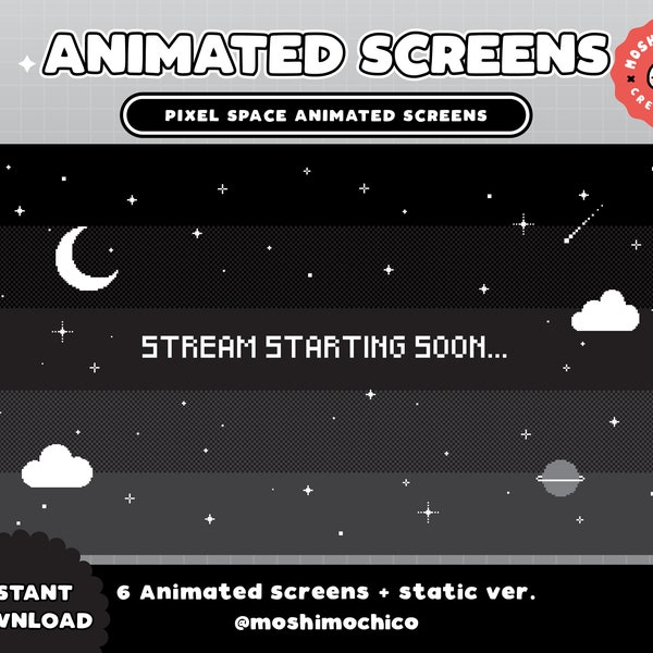 Starry Sky Pixel Art - Etsy