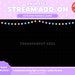Animated Neon Chat Box for Twitch Custom Stream Overlay Lofi Aesthetic ...